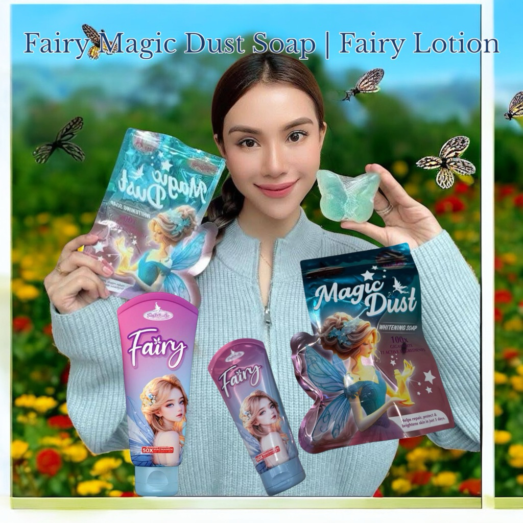 FAIRY MAGIC DUST SOAP | NEW WHITENING LOTION Putih Kekal satu Badan ...