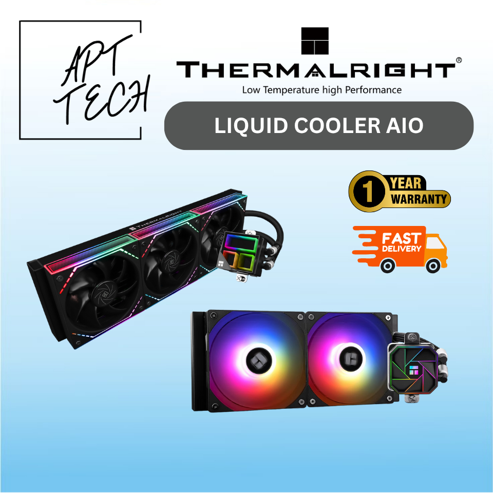 THERMALRIGHT Frozen Infinity 360 [ BLACK / WHITE ] ARGB AIO CPU Liquid Cooler (BULK PACK ...