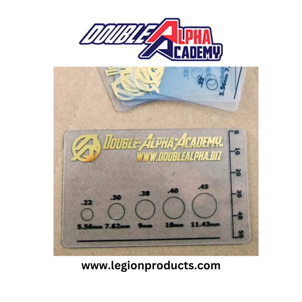 DOUBLE ALPHA ACADEMY IPSC Scoring Overlay Gauge (2pcs) | Shopee Singapore