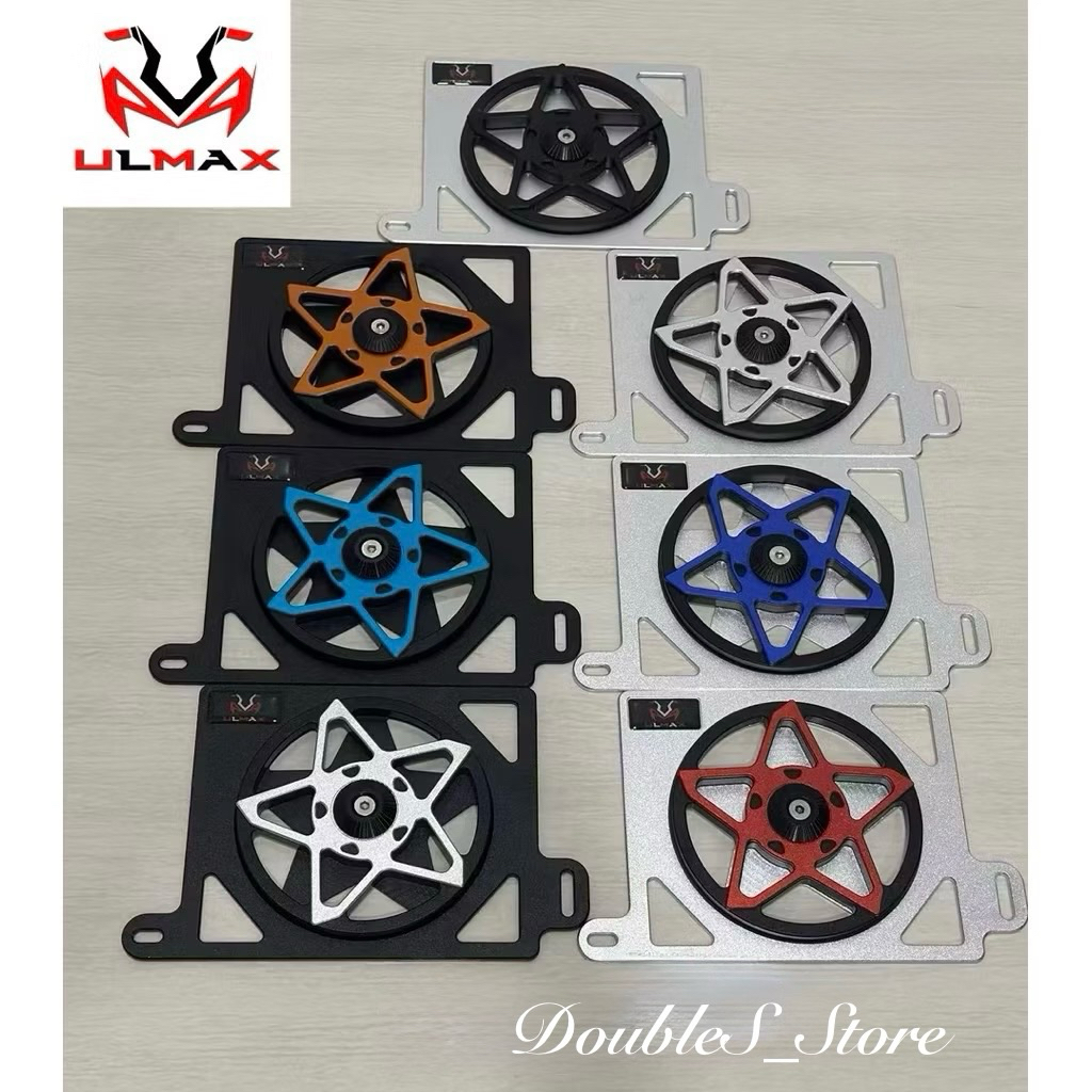 ULMAX COOLANT KIPAS DESIGN STAR NVX V1 V2 NMAX V1 V2 RADIATOR COVER CNC ...