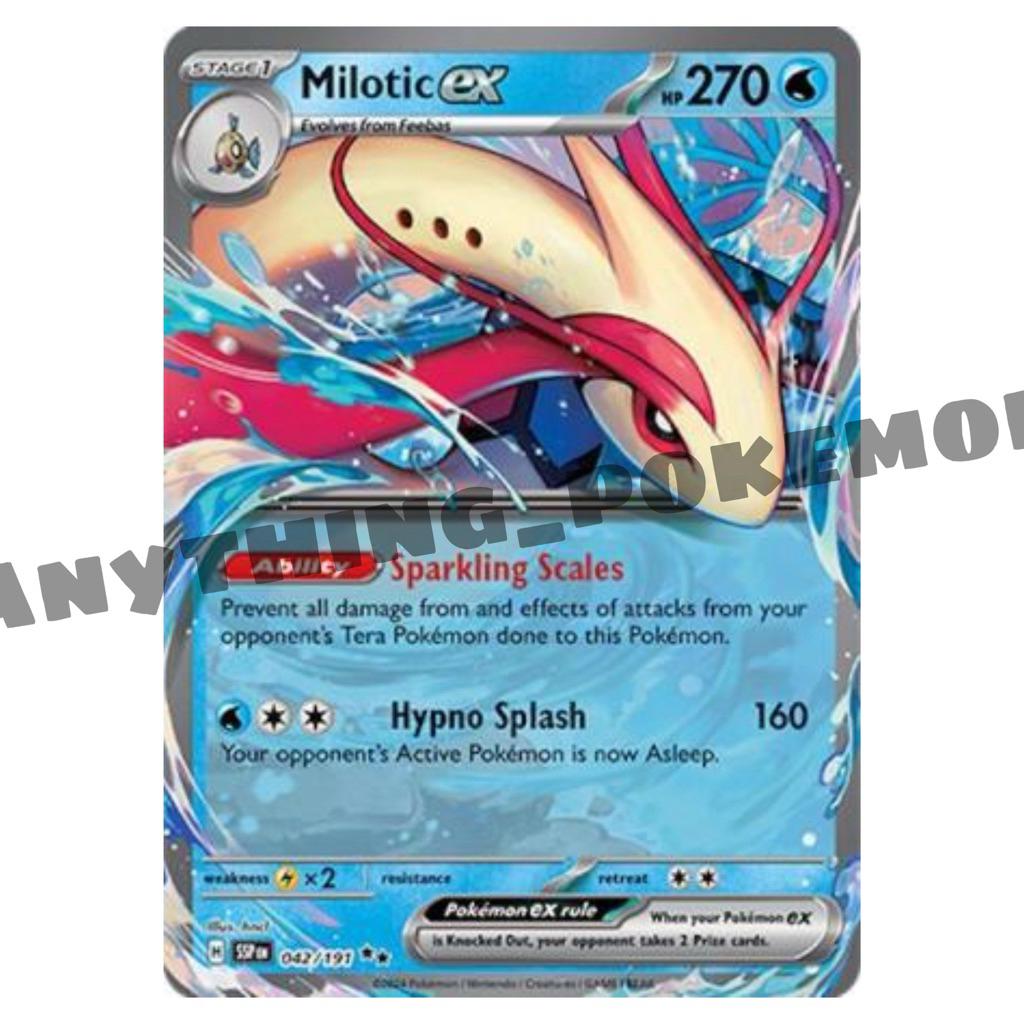 Pokemon Card - Milotic ex (042/191) - Ultra - Surging Sparks Singles ...