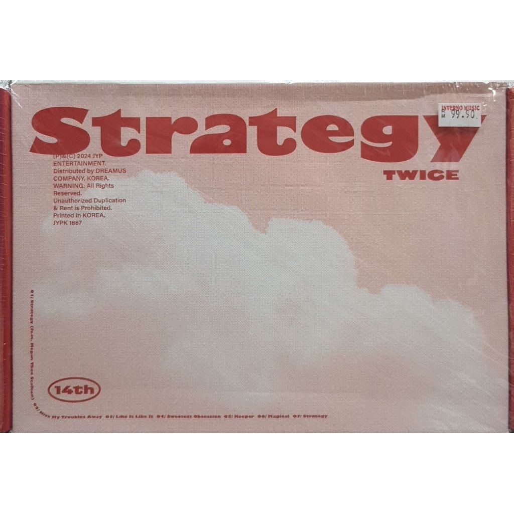 Twice - 14th Mini Album : Strategy (CD) | Shopee Singapore