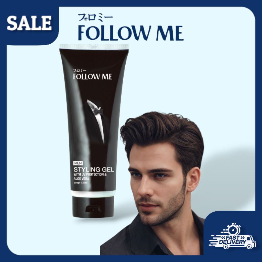 FOLLOW ME STYLING GEL UV PROTECTION & ALOE VERA | STRONG HOLD | NON ...