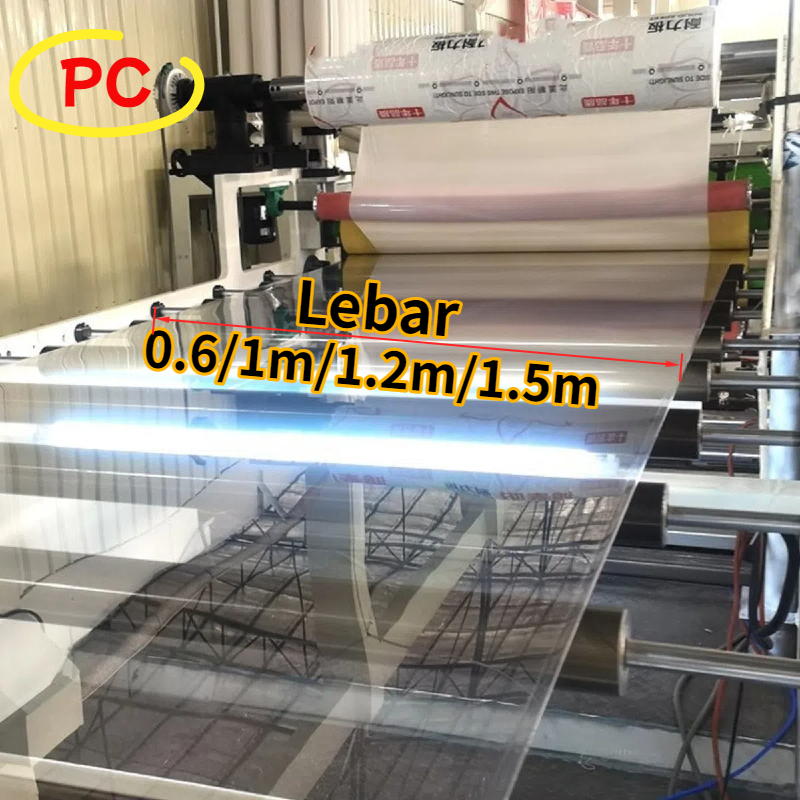 Acrylic Sheet 1mm 2mm Polycarbonate Sheets Atap Transparent Atap Cerah ...