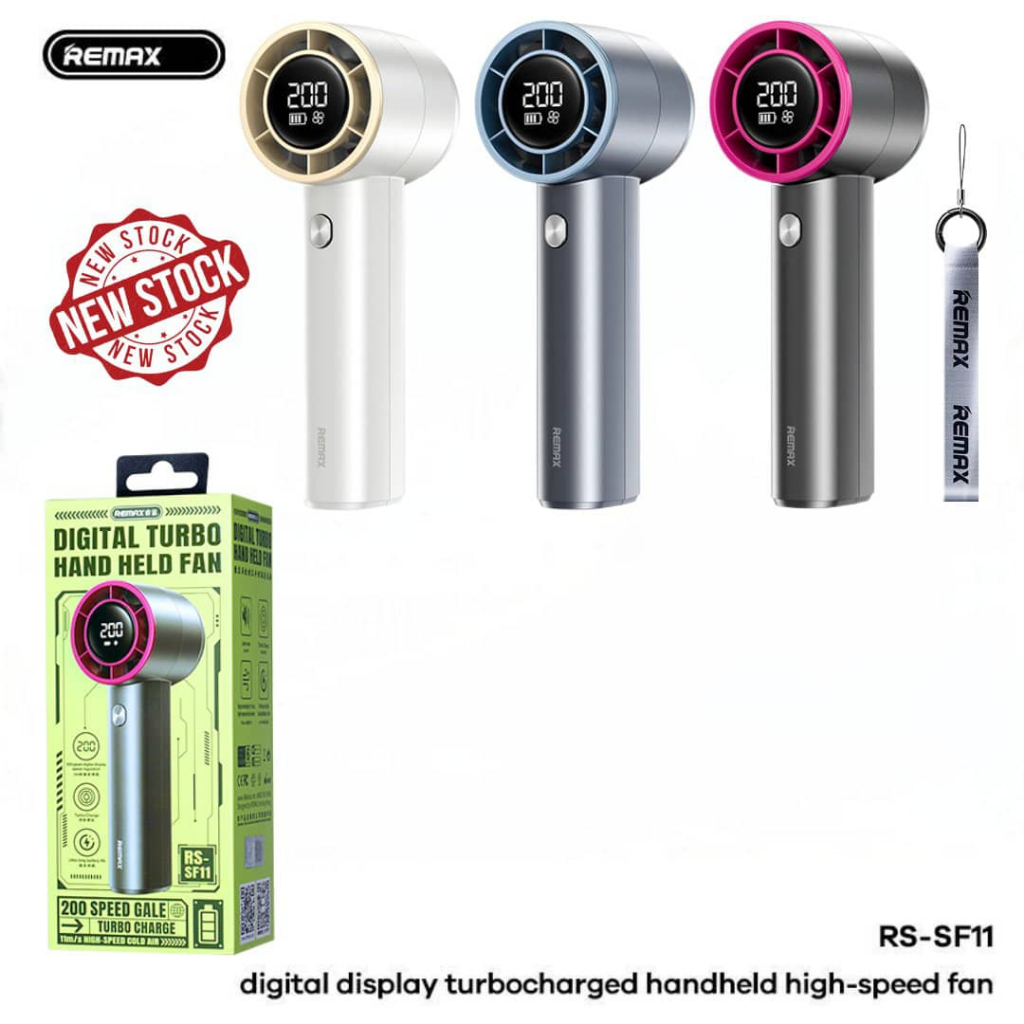 REMAX RS-SF11 200 SPEED GALE DIGITAL DISPLAY TURBOCHARGED HANDHELD HIGH ...