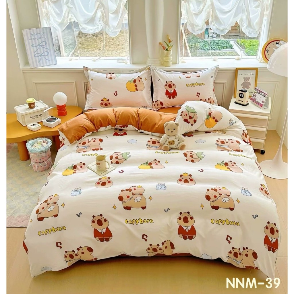 New Cadar Capybara Bedsheet Super Single 5in1 Queen King 7in1 Premium ...