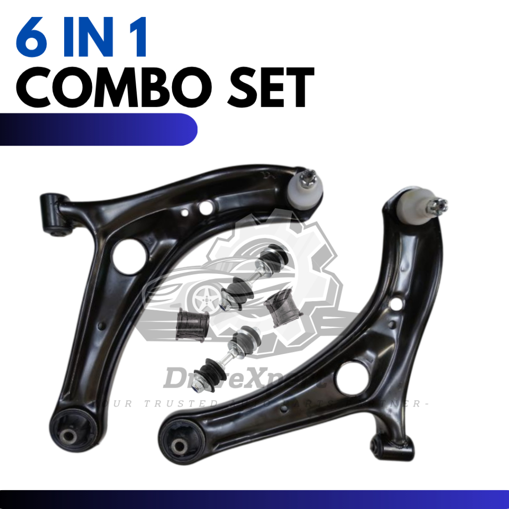 [6 IN 1] Front Lower Arm / Stabilizer Link / Stabilizer Bush - Haval H1 ...