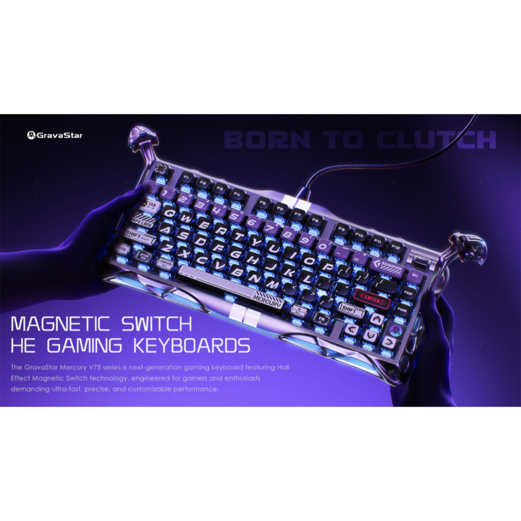 Gravastar Mercury V60 Pro & V75 Lite & V75 & V75 Pro HE Gaming Hall ...