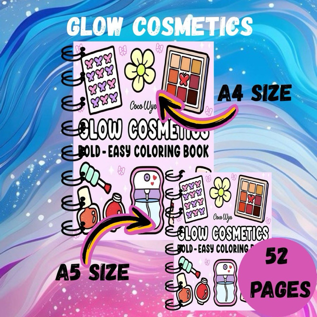 GLOW COSMETICS – Coloring Books for Children, Teenagers & Adults ...