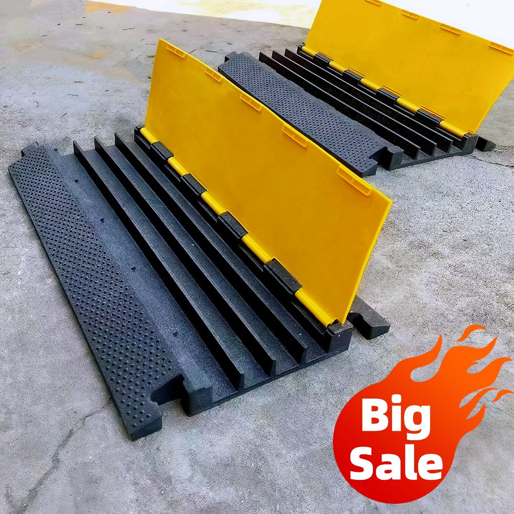 Rubber Cable Protector Ramp Big Size Road Hump Speed Bump Cable ...