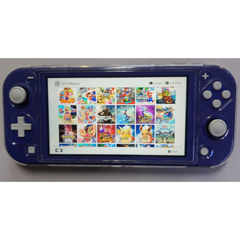 NINTENDO SWITCH LITE JAILBREAK 512GB SD CARD (USED)FULL GAME | Shopee ...