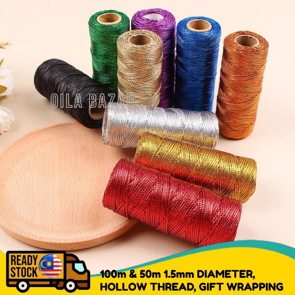 Benang Tali Diameter 1.5mm (50m & 100m) - Tali Kraf / Tali Bunga Telur ...