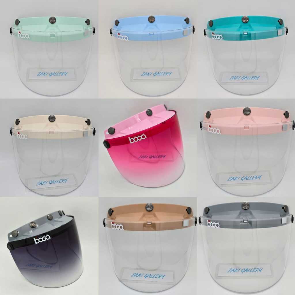 BG-05 BOGO Visor Helmet 3 Button Black Cap STENG MS88,,BEL,MAGNUM,SGV ...