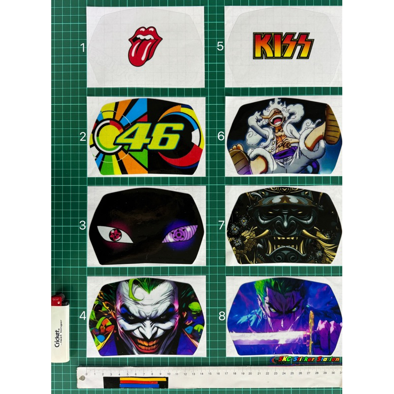 Meter Tinted Yamaha Y16 / Y16ZR / LC135 V8 Tinted Meter Lampu Half ...