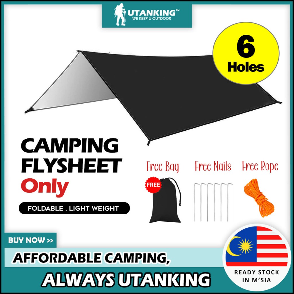 UtanKingTM Ultralight Weight Flysheet Waterproof Groundsheet Camping ...
