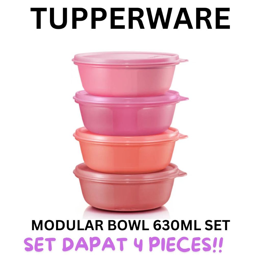 Tupperware Modular Bowl 630ml Can Choose SET Or One piece je With ...