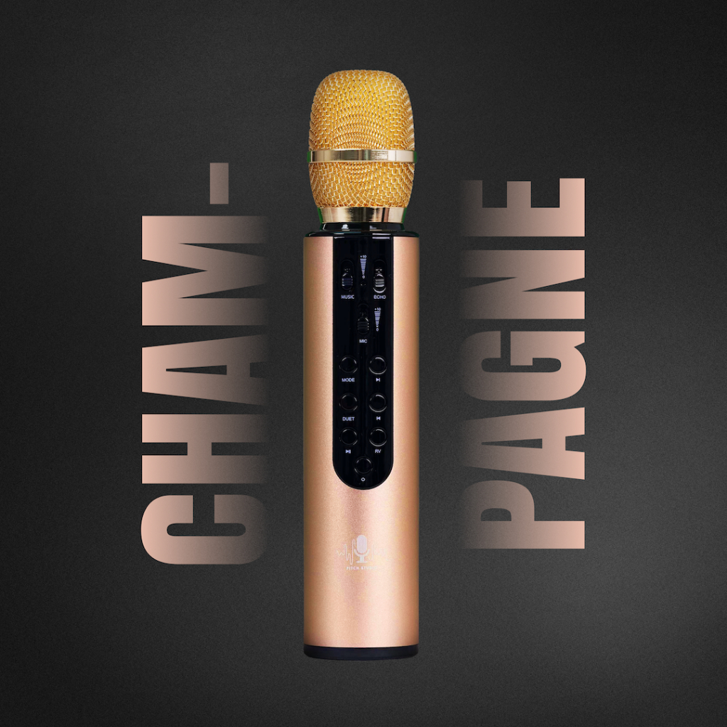 Pitch Studio Best Sound Quality Karaoke Mic YouTube/Spotify/WeSing ...