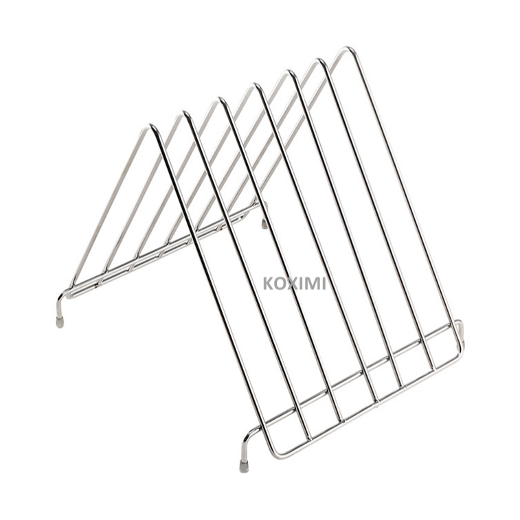 Stainless Steel 6-Slot Cutting Board Rack / Commercial Cutting Board ...