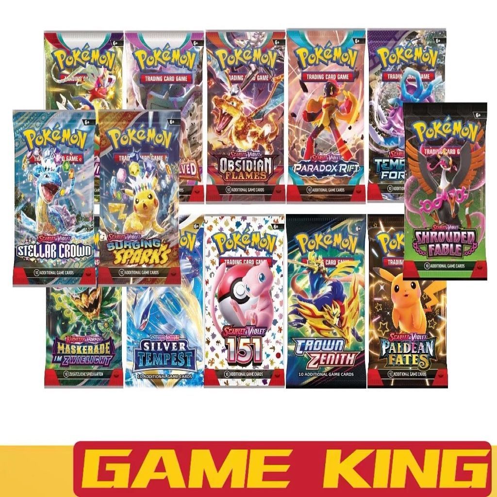 Pokemon TCG Scarlet Violet Sword Shield Booster Pack Surging Sparks ...
