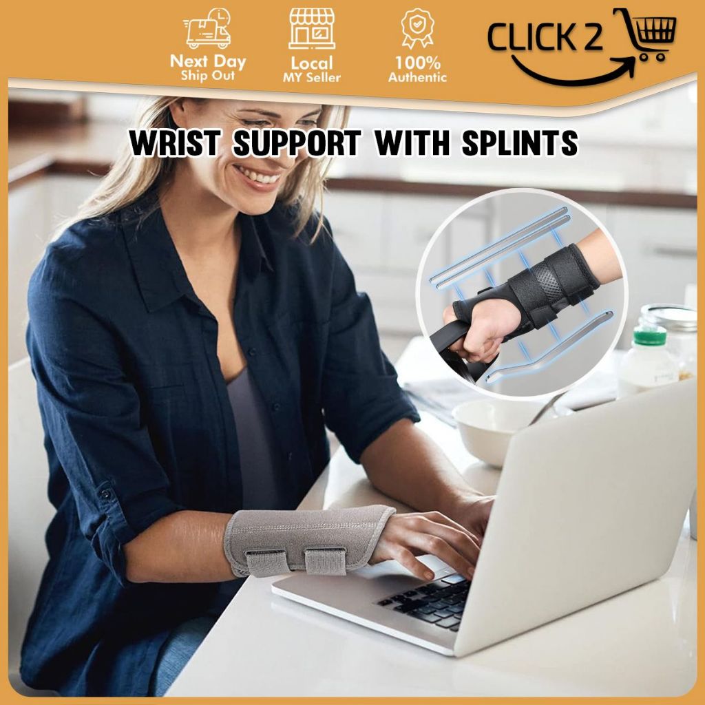 [MY] Wrist Support Brace with Splints / Carpal Tunnel Wrist Support ...