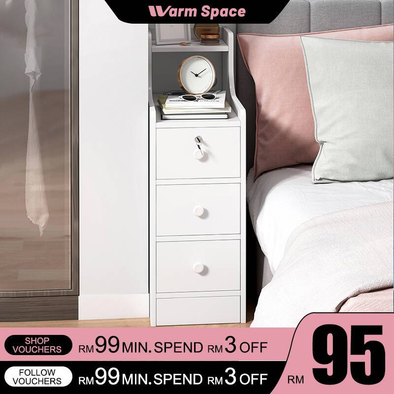 Bedside Table with Drawer Side Table Drawer Nightstand Side Cabinet ...