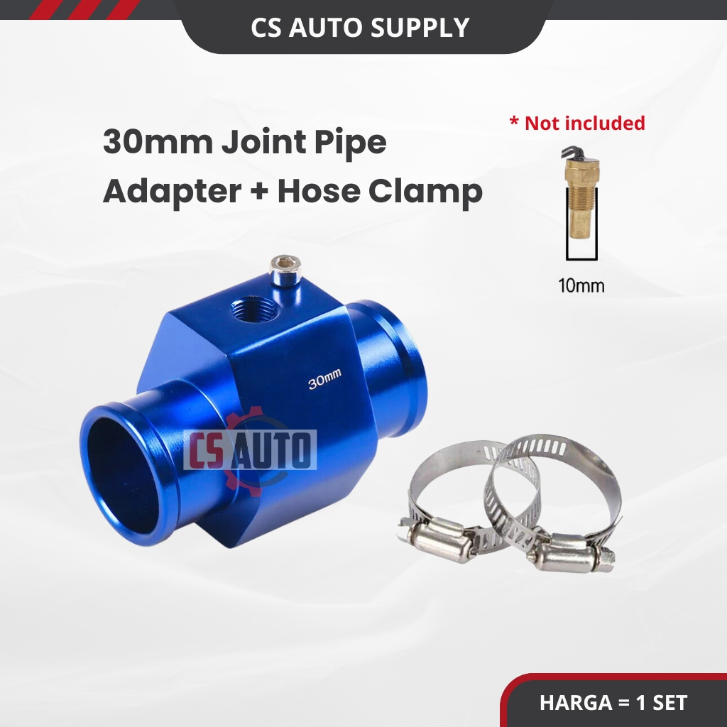 Water Temperature Joint Pipe 30mm Gauge Radiator Hose Adapter Temp ...