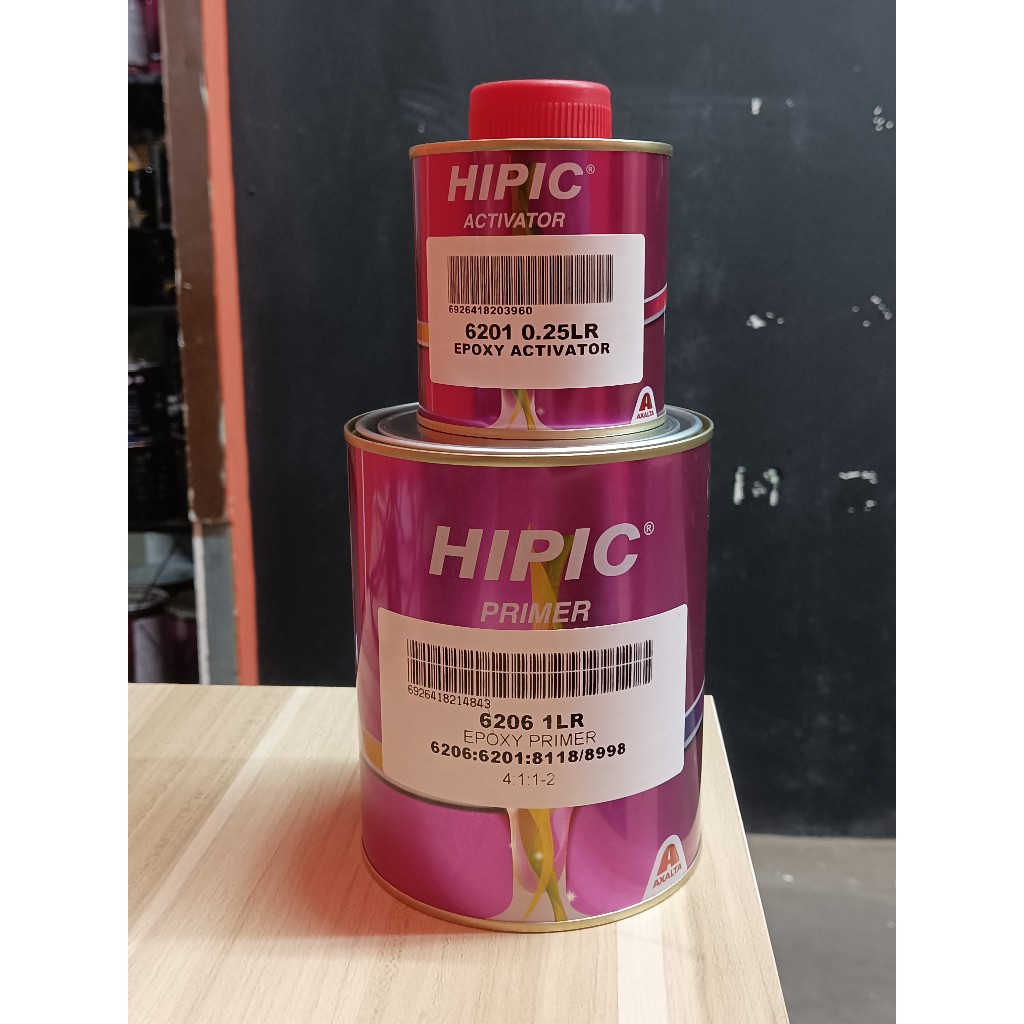 HIPIC EPOXY PRIMER 6206 4:1 WITH HARDENER | 1Liter | Shopee Singapore