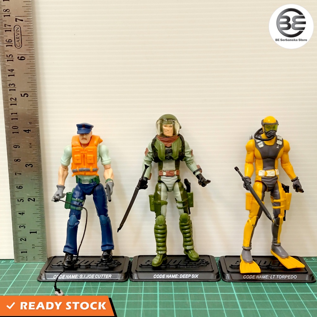 Used G.I. Joe GI JOE 3.75" 25th Anni Sea Command TRU Exclusive 3-Pack ...