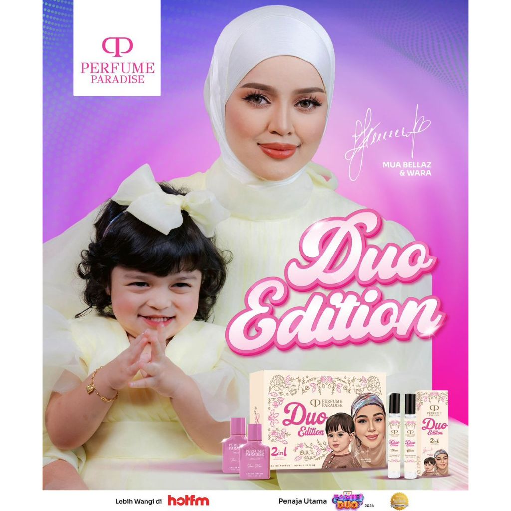 Perfume Paradise Duo Edition Famili Duo MUA Bellaz Wara Diva Glam Free ...