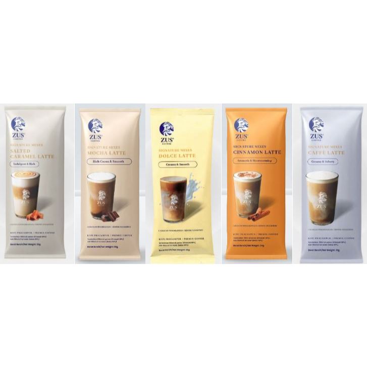 ZUS Signature Mixes Coffee | Zus Kopi (5mixes flavors/pack) | Shopee ...