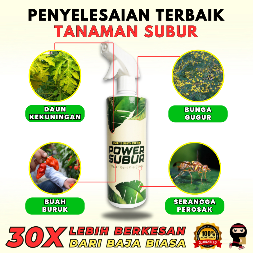 POWER SUBUR Fertilizer Force Fertilizer Flower Fertilizer Multipurpose ...