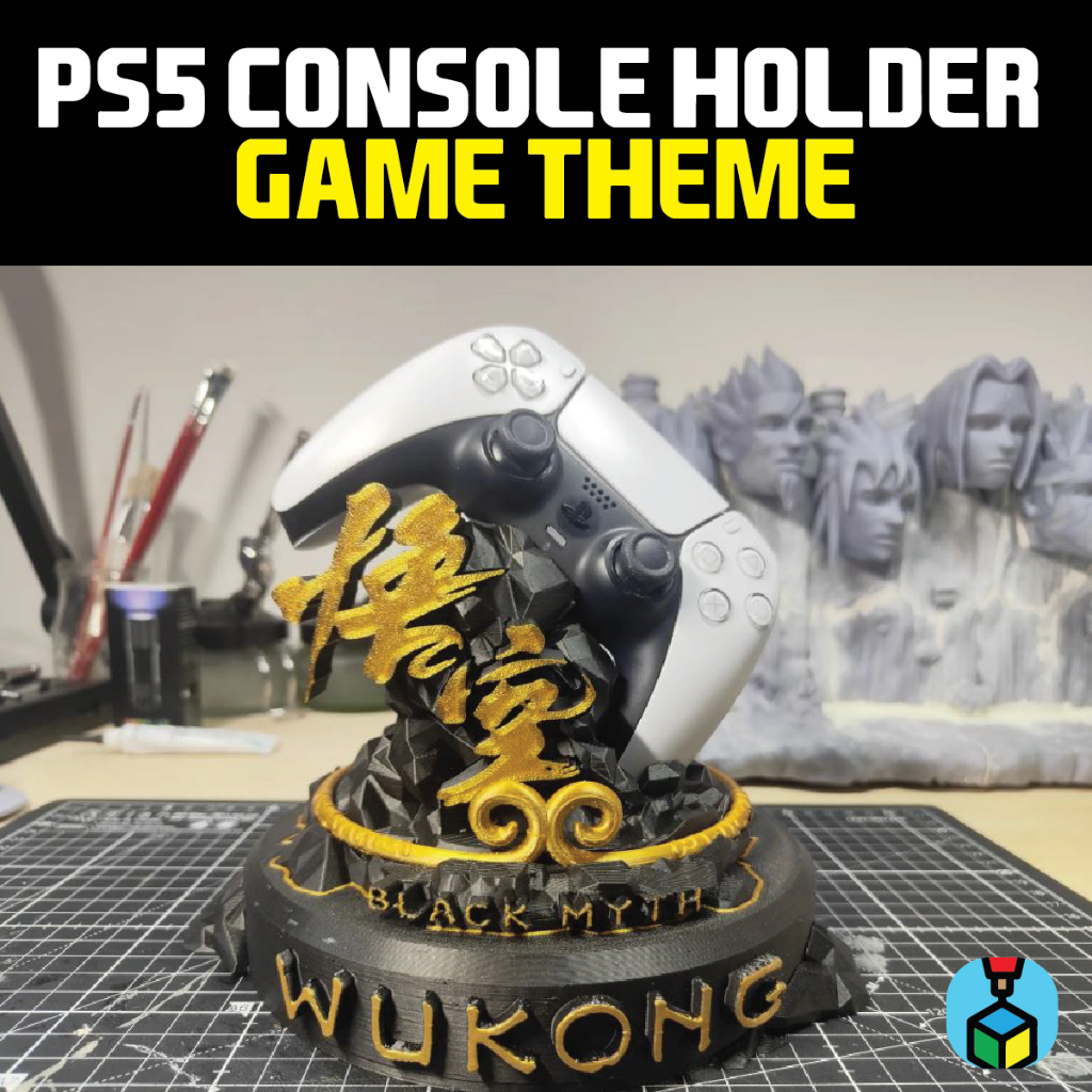 PS5 Dual Sense Console Controller Stand Display Unit Cubic.this ...