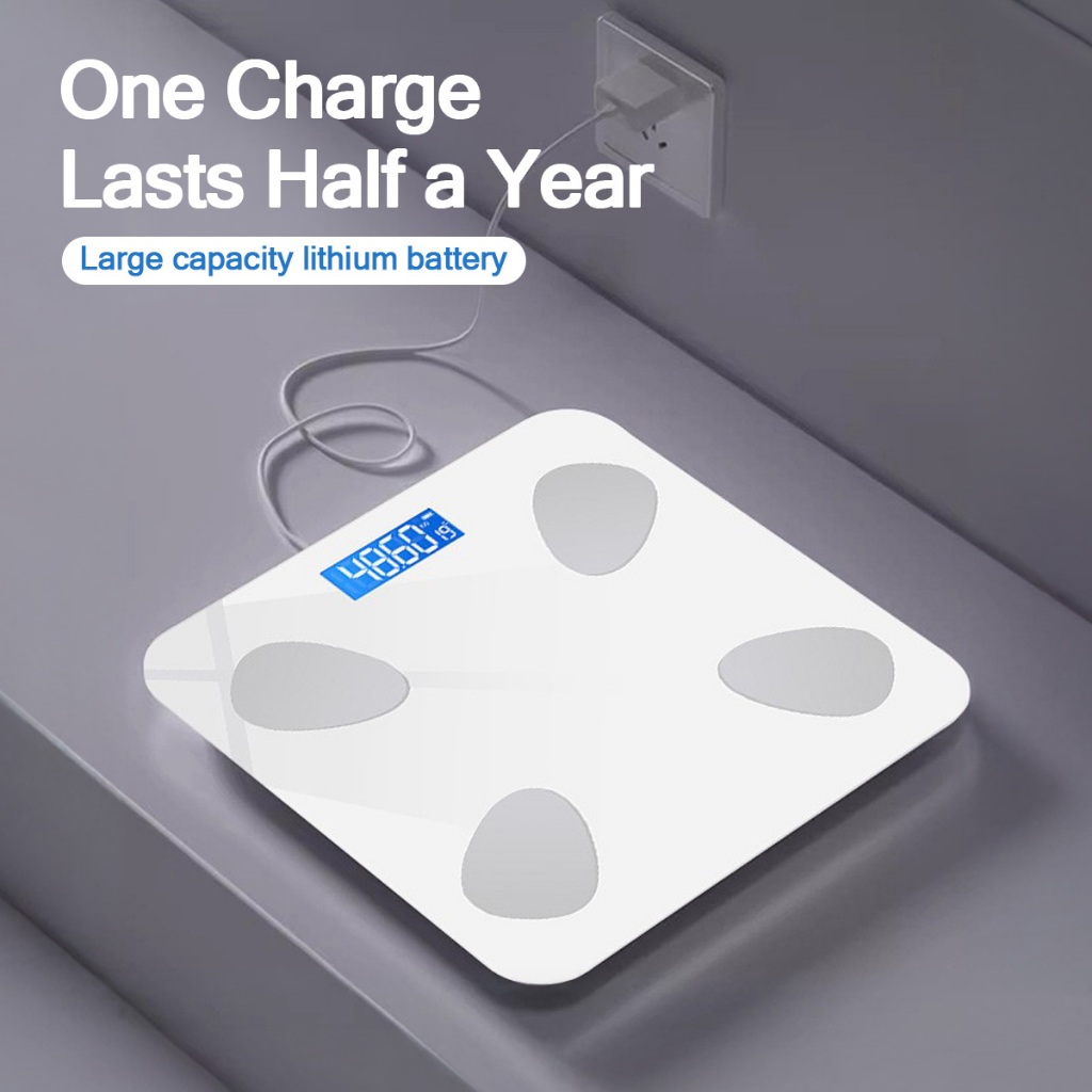 Scale Weight Body USB Body Scale Digital Kg Ib Bathroom Weighing Scale ...