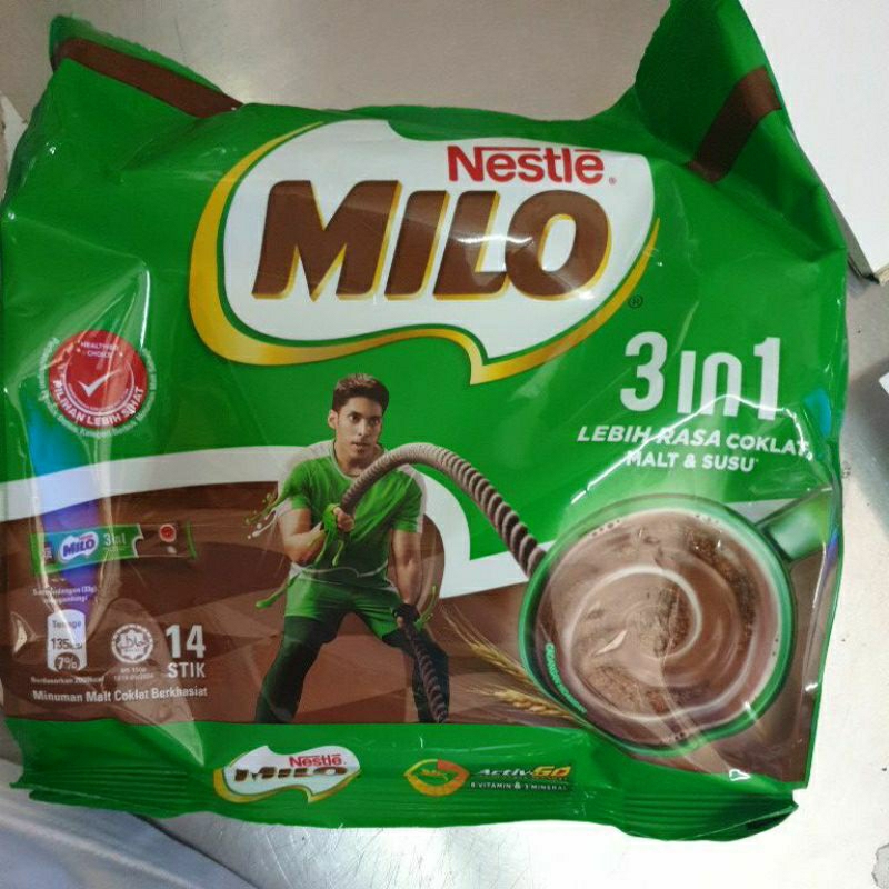 Nestle Milo 3 in 1 Activ-Go (14s x 33g) /(14+2s) | Shopee Singapore