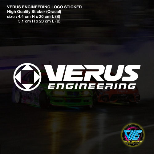 VERUS ENGINEERING Logo Sticker / Decal (High Quality Sticker) | Shopee ...