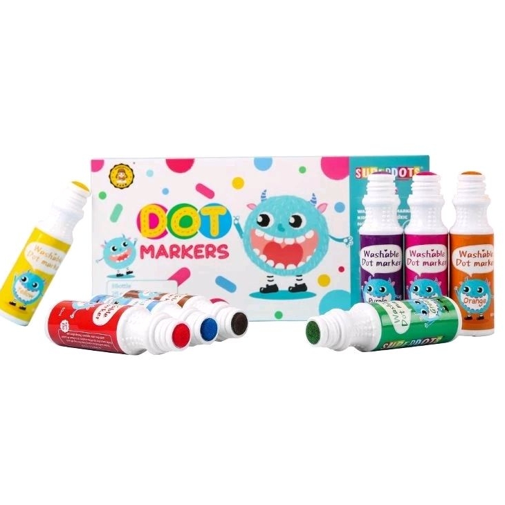 SUPERDOTS Dot marker Kids Art Painting Washable Dot Marker for Kids ...