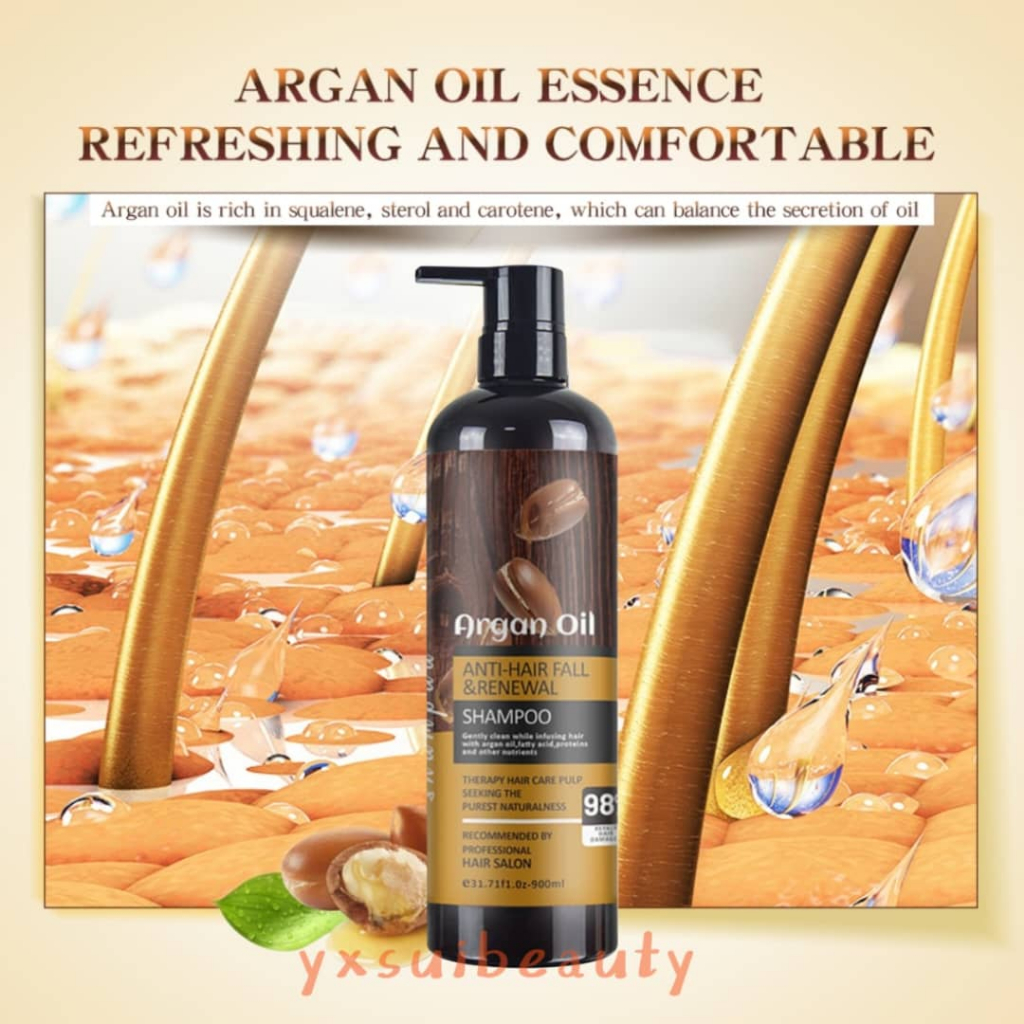 Argan Oil Refresh Smooth Nourish Shampoo Anti-Dandruff Anti-Itch Oil Control Scalp Repairs ...