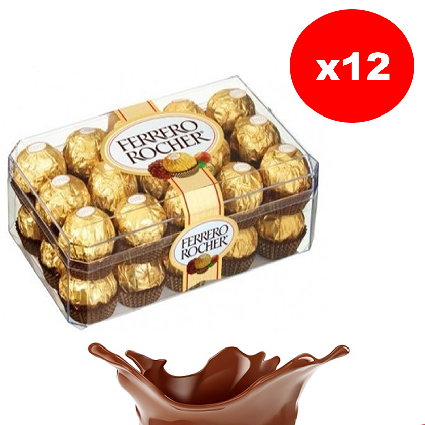 [MADE IN ITALY] 12 box Ferrero Rocher T30 375g [Exp Date: FEB 2025 ...