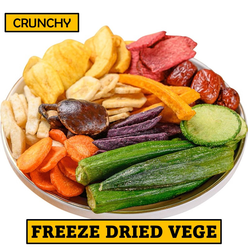 【CRUNCHY】Crispy Mixed Vegetable Kerepek Sayur Kering TO EAT 蔬菜脆干 ...