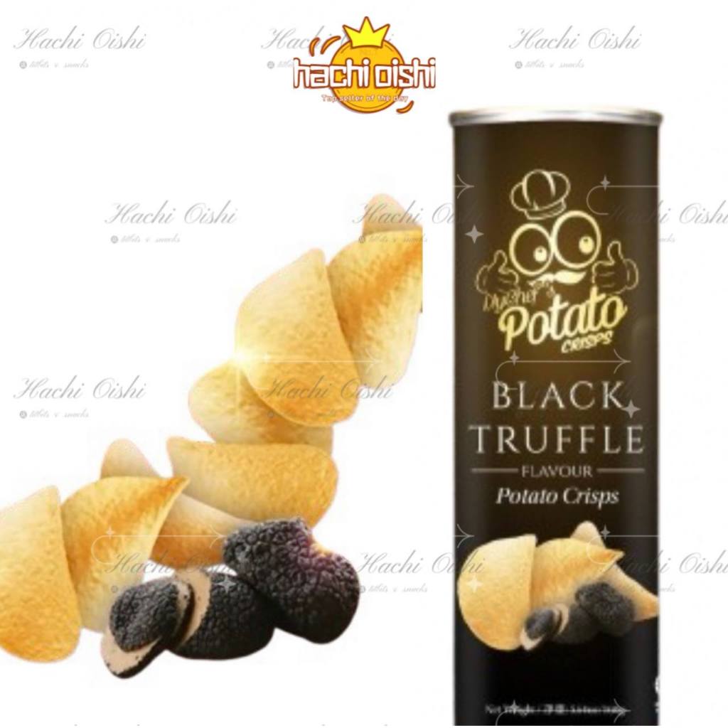MyChef's Black Truffle Potato Chips Crisps 黑松露薯片145g | Shopee Singapore