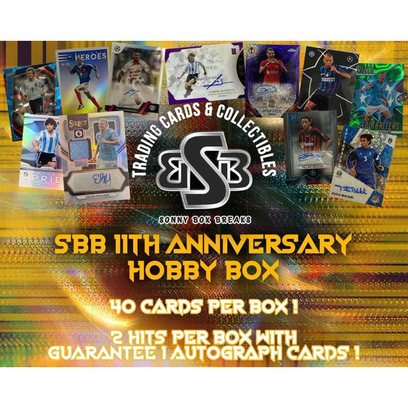 SBB 11th Anniversary 40-Cards Hobby Box | Shopee Singapore