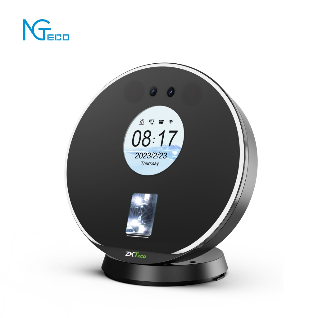 ZKTeco Face Attendance Machine Biometrics Time Clock Punch Card Machine ...