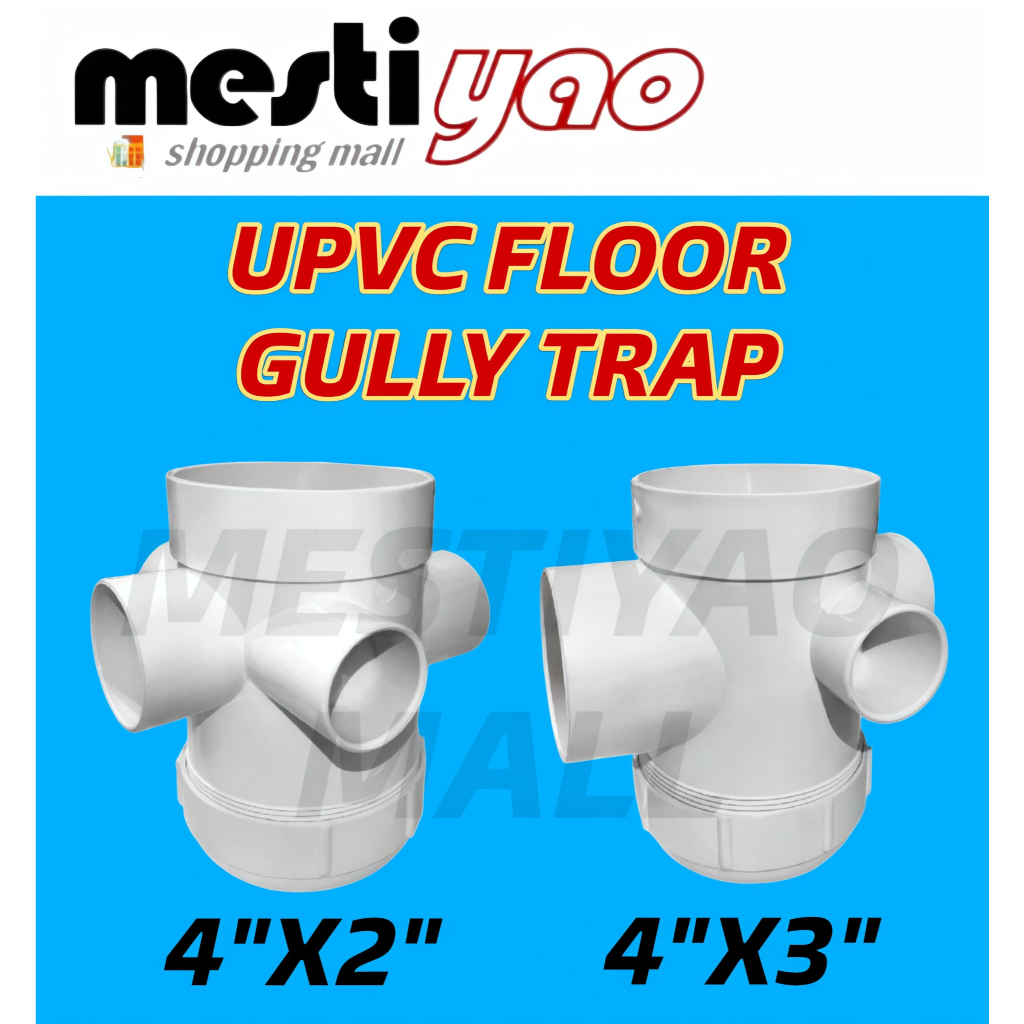 4" x 2" , 4" x 3" UPVC FLOOR GULLY TRAP/ UPVC FITTING/PVC PAIP FITTING ...