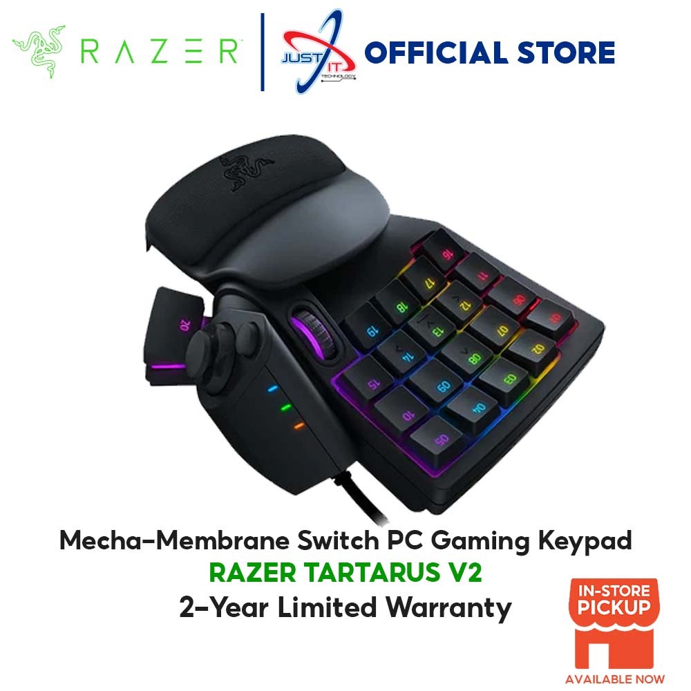 RAZER TARTARUS V2 MECHA-MEMBRANE SWITCH PC GAMING KEYPAD - (RZ07 ...