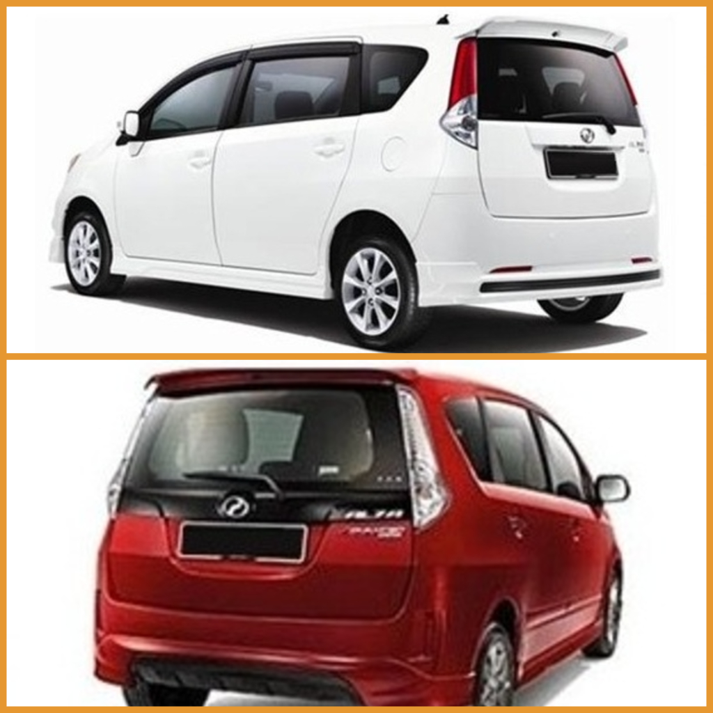 Perodua Alza First Generation 2014 '14 SE Style Roof Spoiler | Shopee ...
