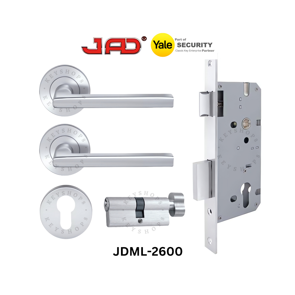JAD Part of Yale Lever Handle Mortise Door Lock Set JDML-2600SS ...