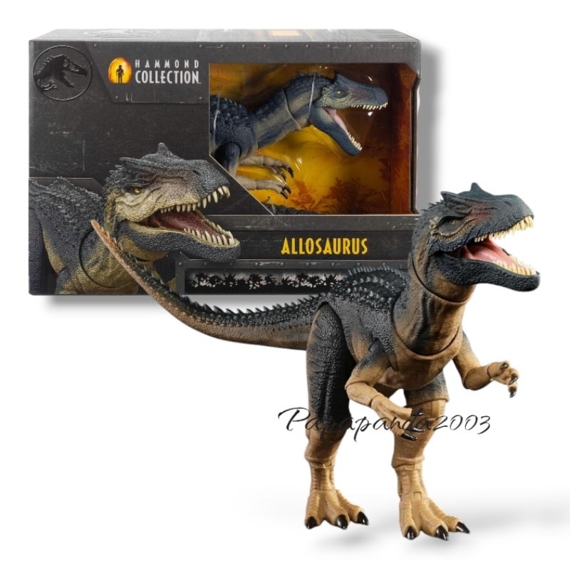 Mattel Jurassic World Hammond Collection Allosaurus | Shopee Singapore