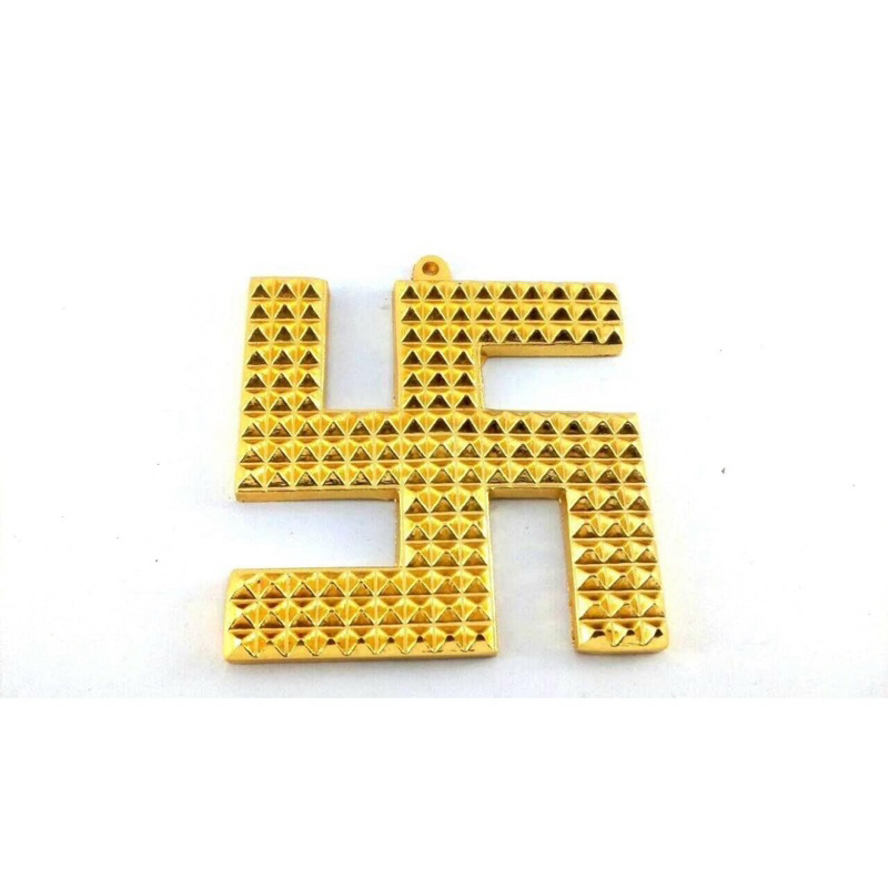 Metal Indian Traditional Swastik Pyramid Vastu Yantra for Energy and ...