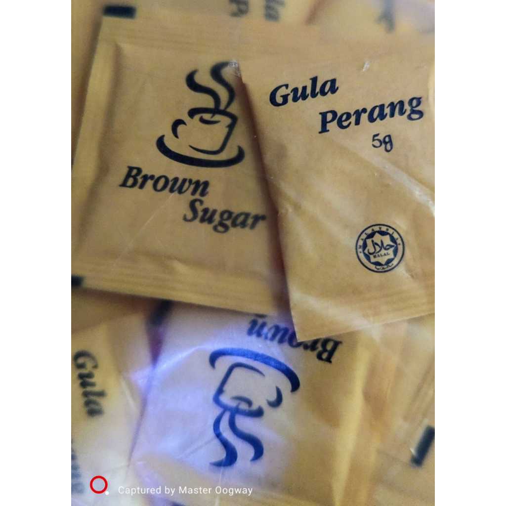 Brown Sugar Sachets 5g Gula Perang Peket Halal | Shopee Singapore