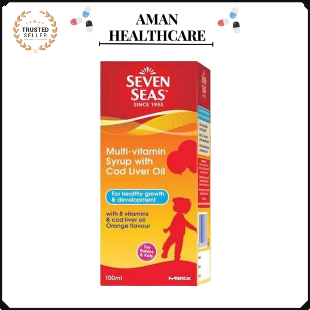 SEVEN SEAS MULTIVITAMIN SYRUP WITH LOVER OIL 100ML | Shopee Singapore